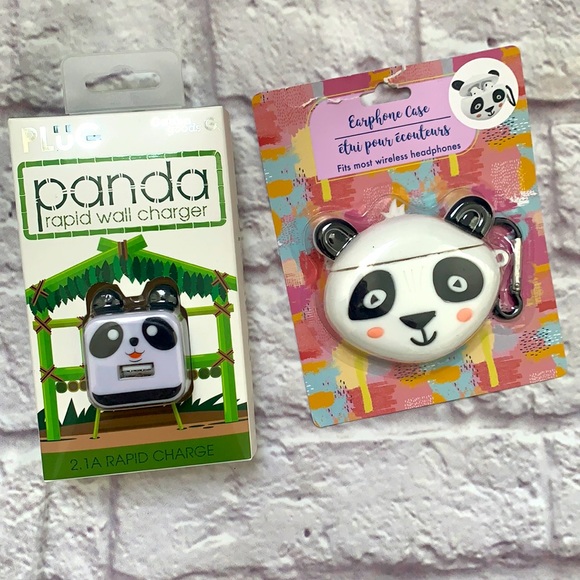 Accessories | Panda Charger Cube Wireless Earbuds Case | Poshmark